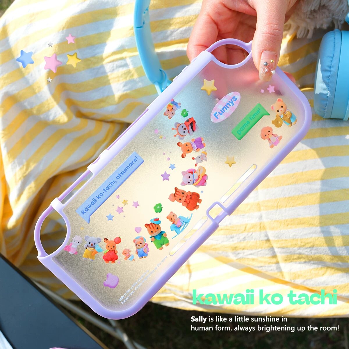 Чехол Taobao, для Nintendo Switch Lite, мягкий фиолетовый, с гибкими краями
