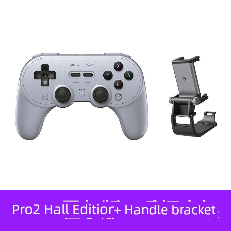 Pro 2 Bluetooth игровой контроллер Hall Effect серый цвет с регулируемой подставкой, для Switch PC Steam