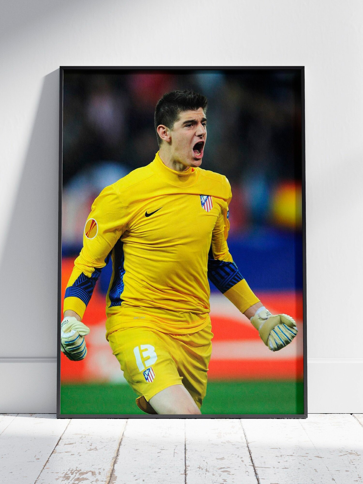 Плакат на стену для интерьера Атлетико Мадрид (Тибо Николя Марк Куртуа - Thibaut Courtois 1) - Постер по спорту и физической активности формата A3 (30x42 см)