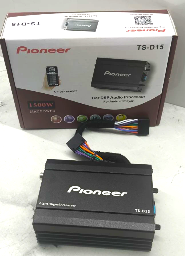 Усилитель автомобильный для android магнитол Pioneer TS-D15/ 4-х канальный/ (4x100Вт)