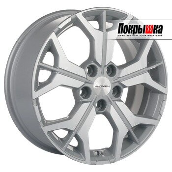Диски литые Khomen KHW1715 7.0х17/5х114.3 D60.1 ET39.0, F-Silver-FP