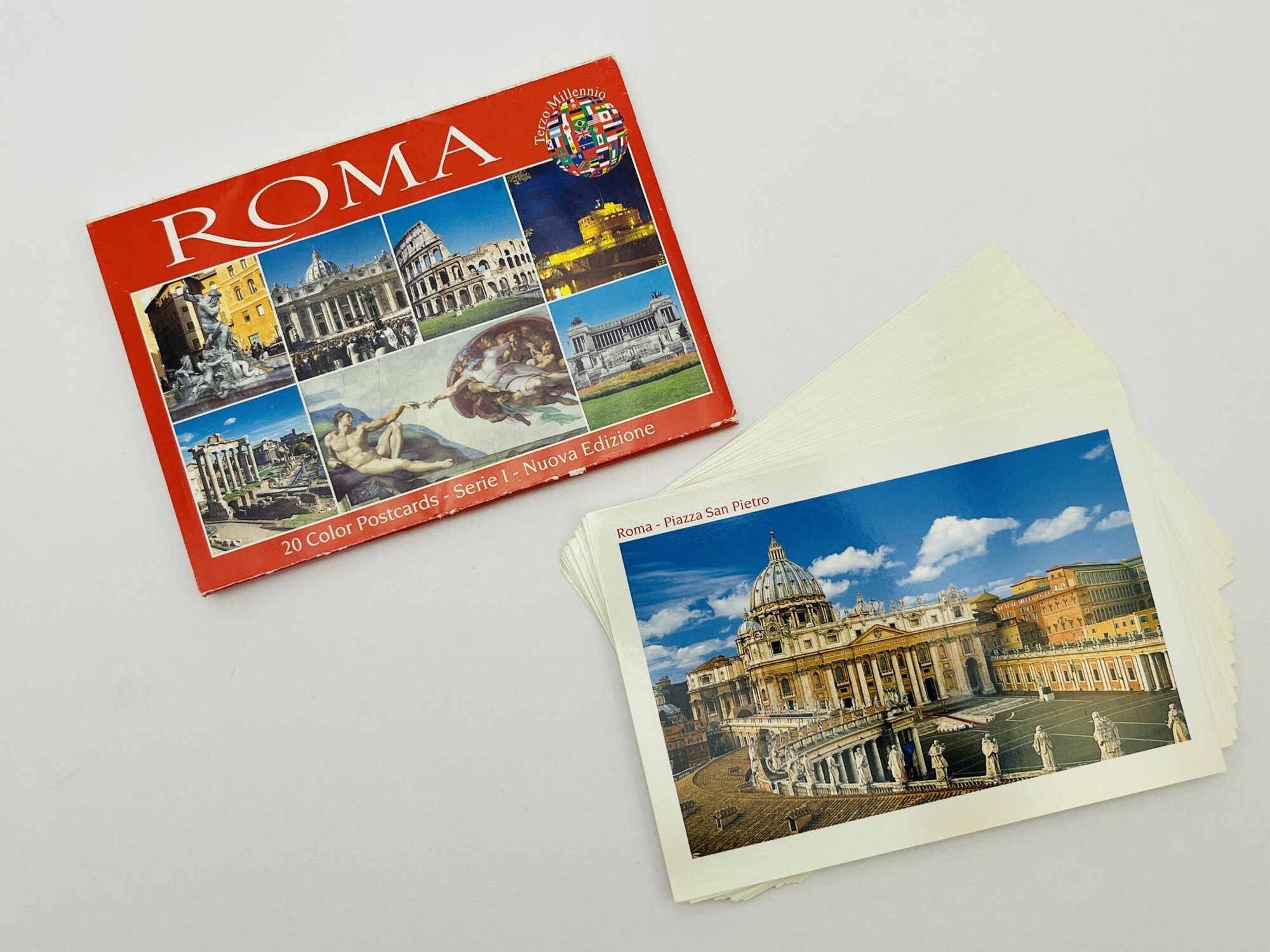 Roma. Рим. Набор открыток. Комплект из 20 штук. Полный