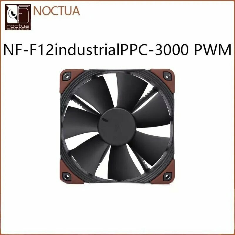 Noctua вентилятор NF-F12, черно-серый