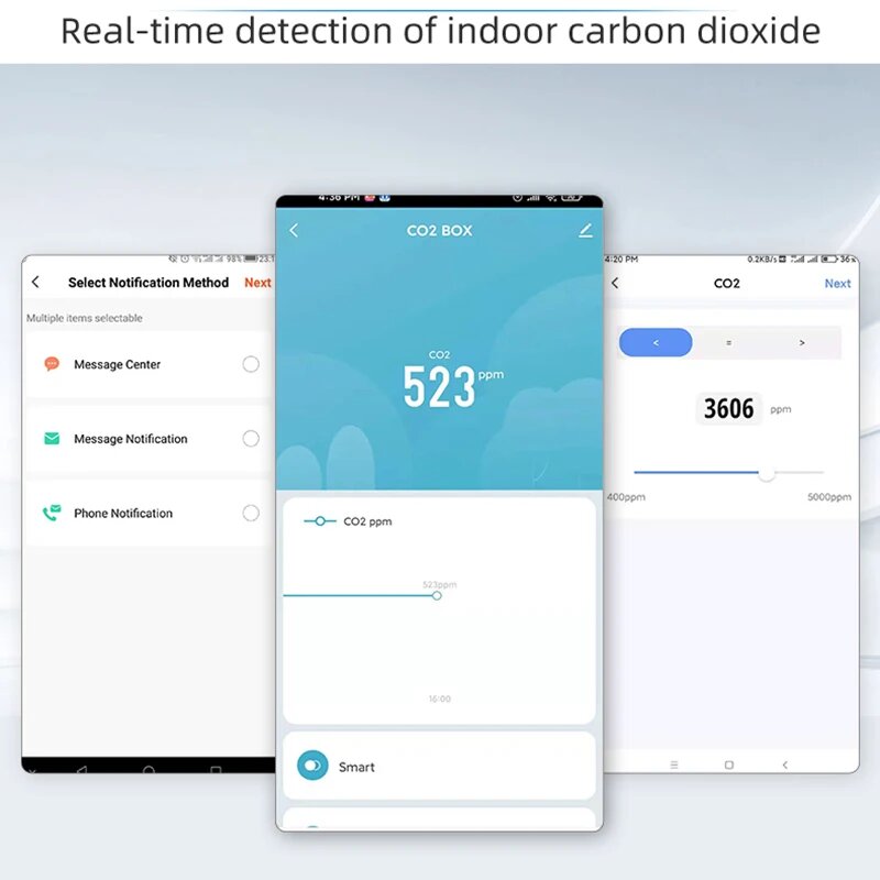 Датчик CO2 Tuya ZigBee DCR-WZCO2 — фото 1