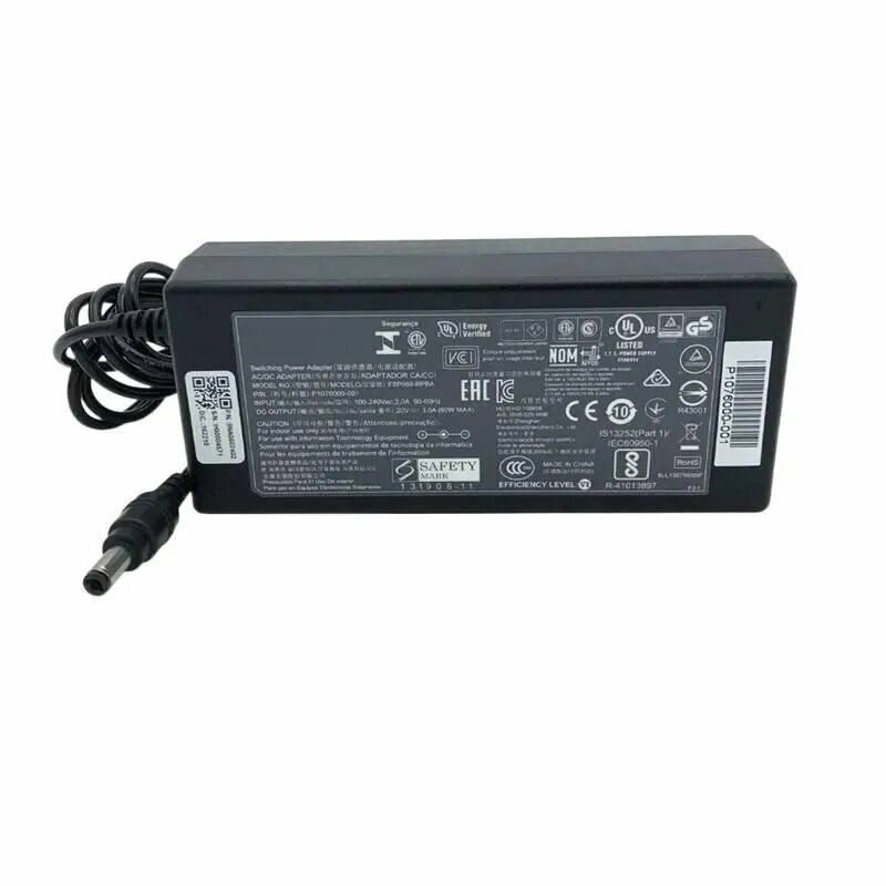 Адаптер FSP060-RPBA AC/DC 20V 3A 60W для принтеров Zebra TLP2824 Plus LP2824 TLP2844 TLP3844 TLP3842