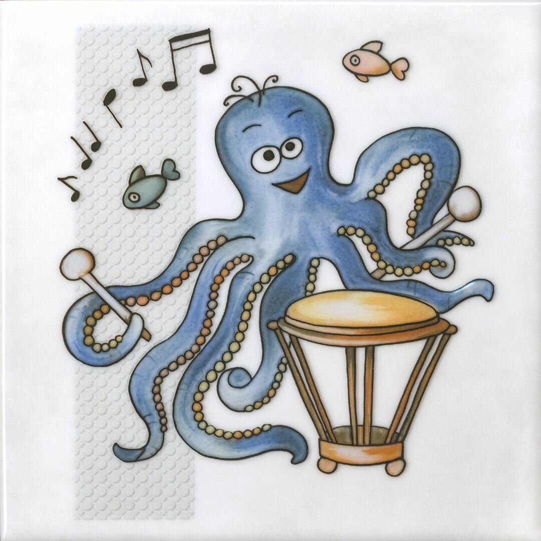 Керамическая плитка KERAMA MARAZZI VT/A485/5232 Декор Симфония 6 глянцевый 20x20x6,9 Цена за 1/шт