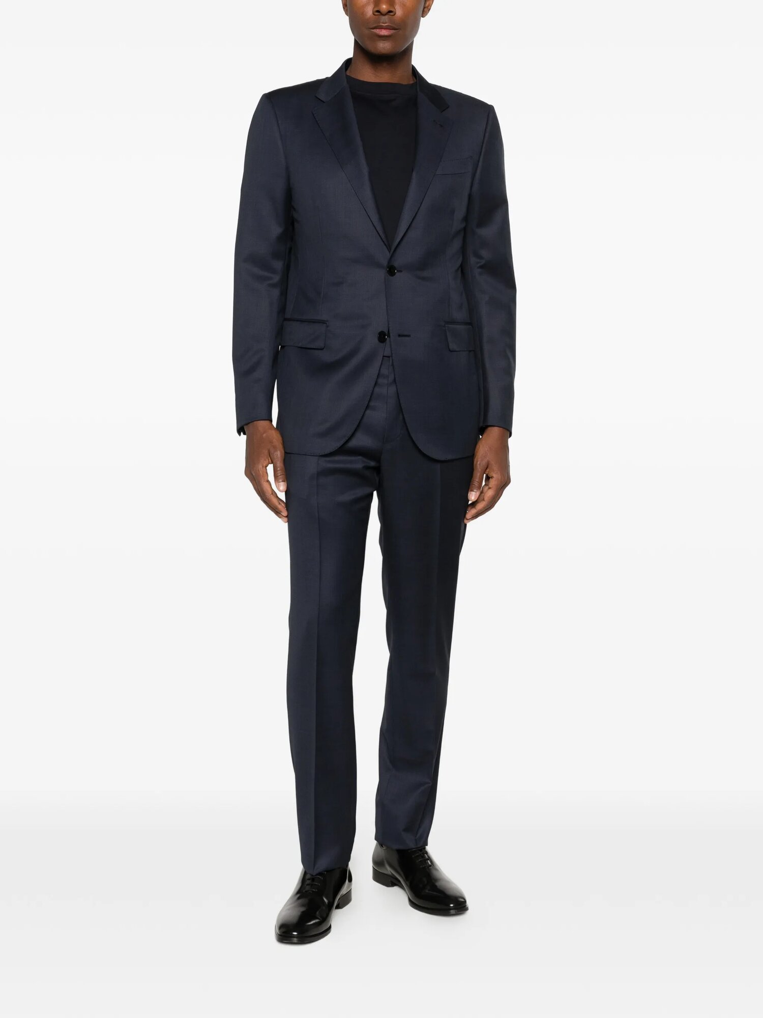 Комбинезон Ermenegildo Zegna Single-breasted wool suit, размер 52, blue — фото 1