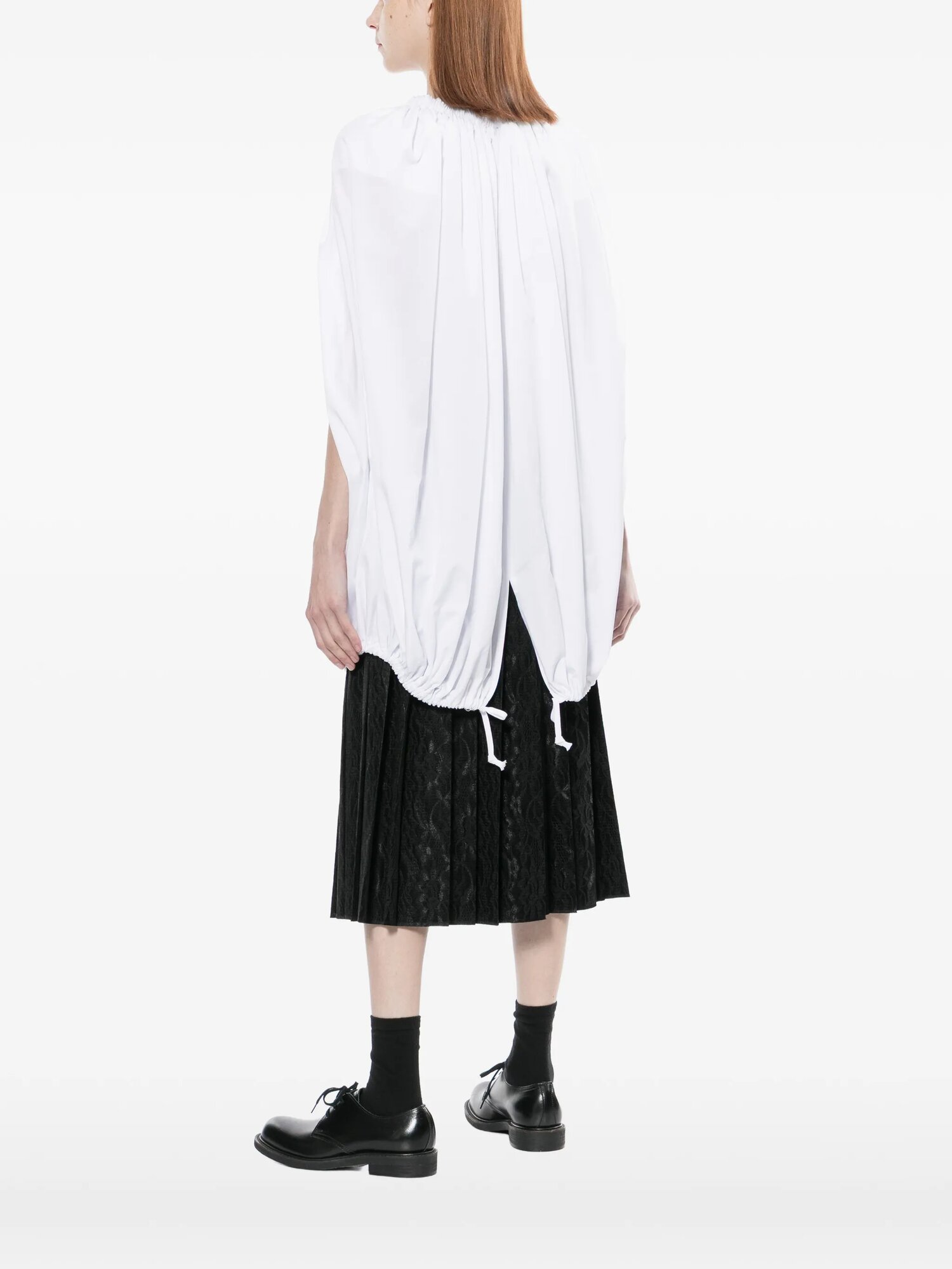 Блуза COMME des GARCONS, размер 46, белый — фото 1