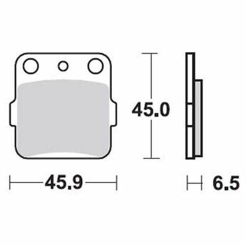 Колодки тормозные дисковые TRW MCB554SI