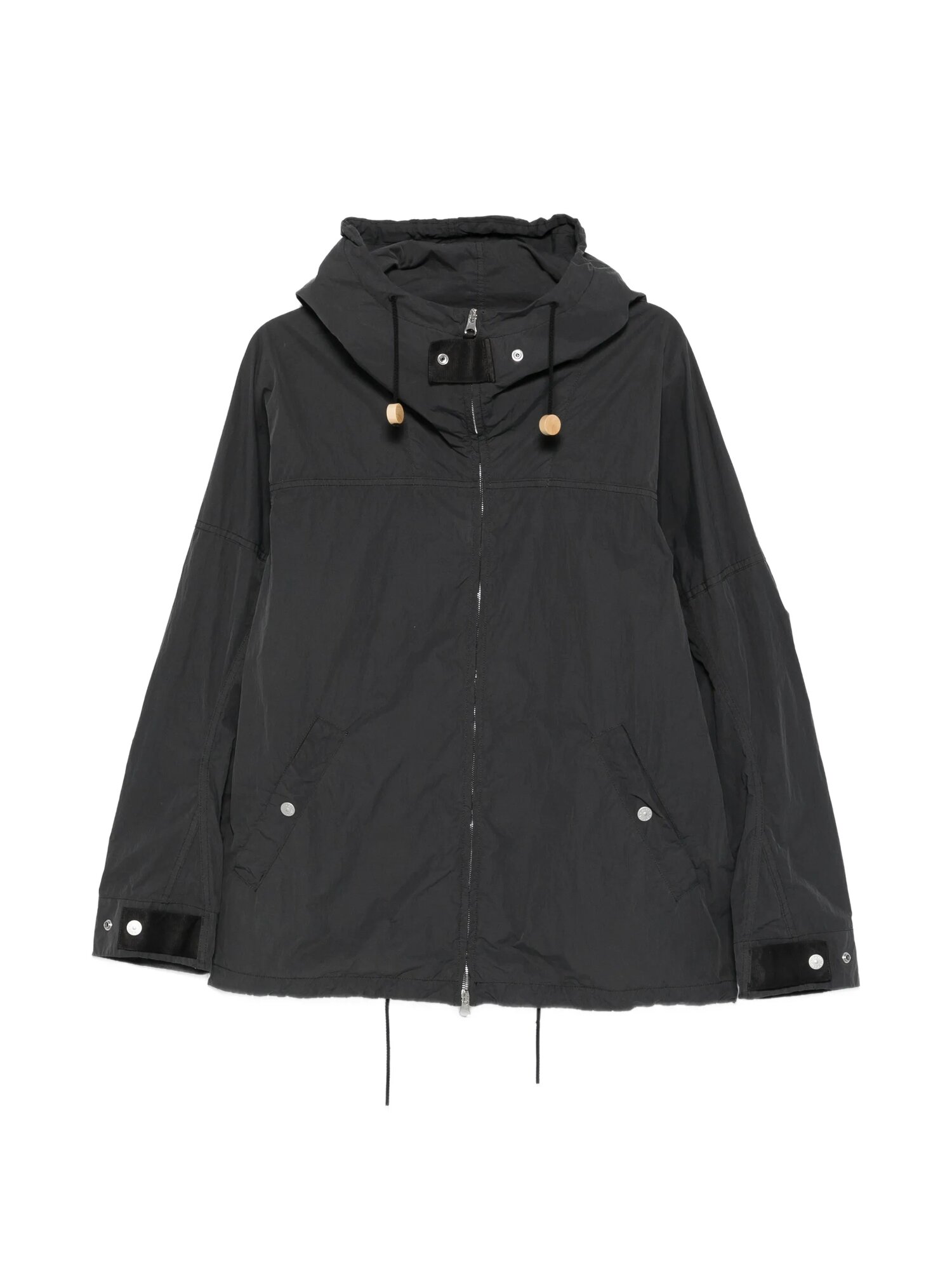 Куртка Drawstring-hem hooded jacket