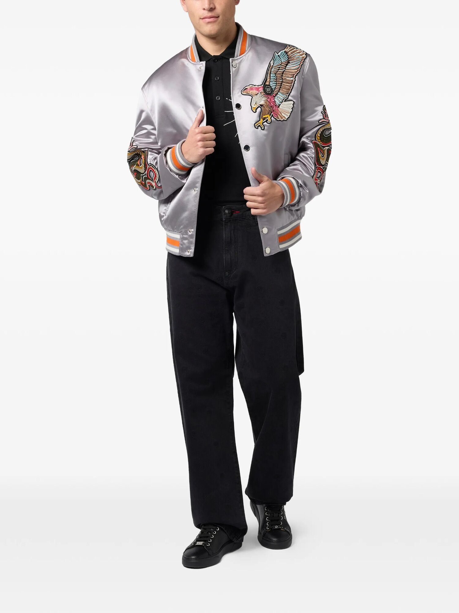 Куртка PHILIPP PLEIN, размер L, grey — фото 1