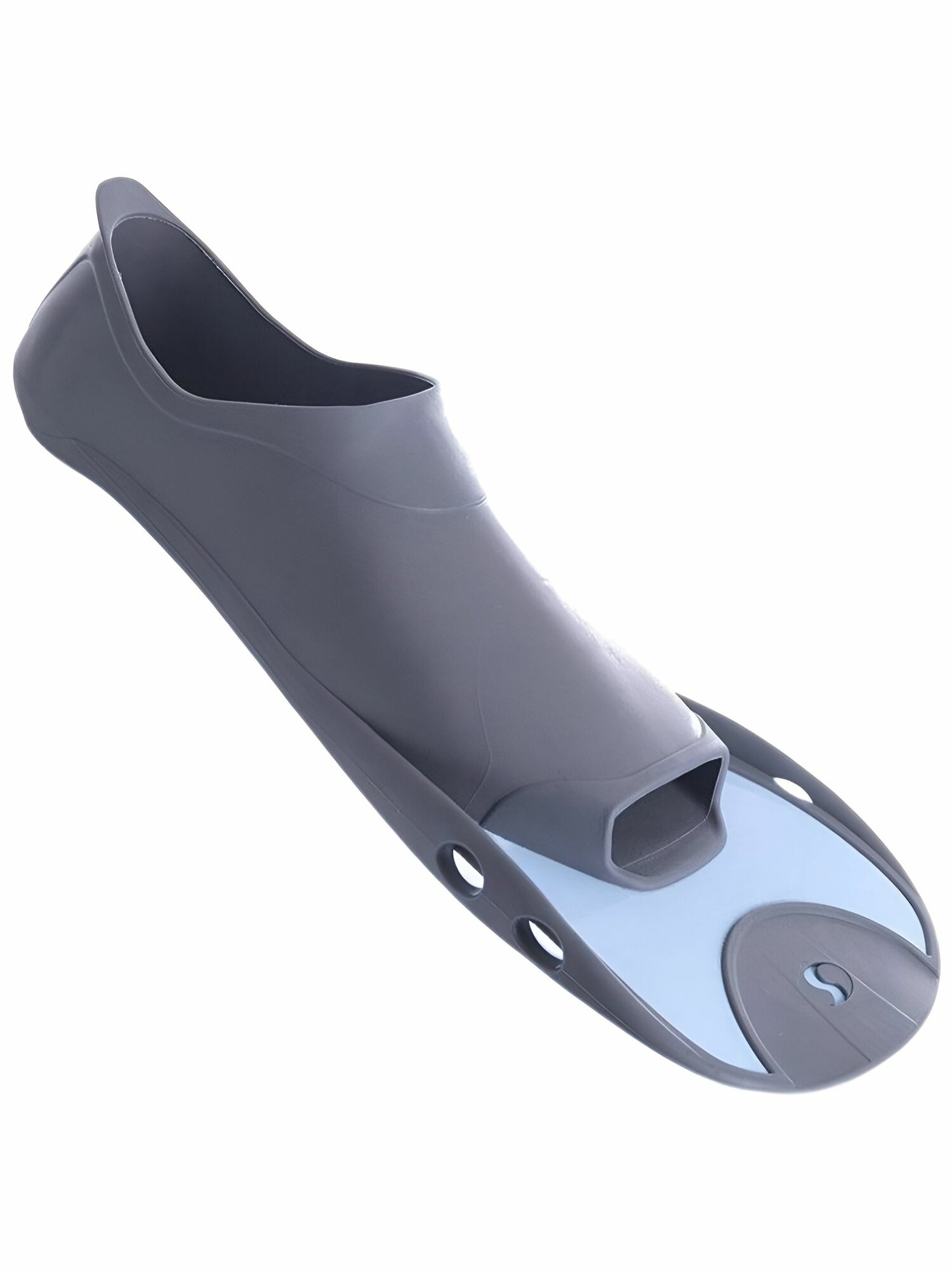 Ласты для бассейна Salvas F5 Fin BA19127QSSTS, TPR и Technoflex, р.27-30, cеро-голубой