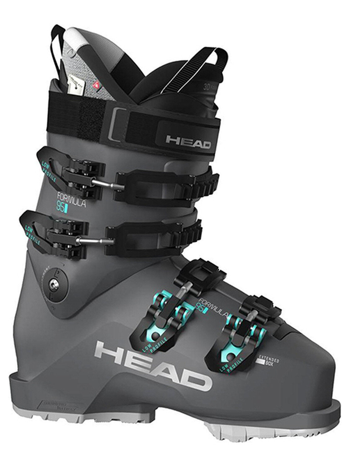 Горнолыжные ботинки Head Formula 95 W GW Anthracite/ Light Blue 22/23 , для женщин , серый