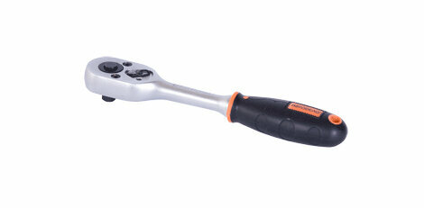 Ключ трещоточный 1/4" с быстрым сбросом L 150мм 45зубца (АвтоДело)