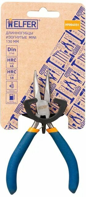 Длинногубцы изогнутые 130 мм HELFER HELFER HF004031
