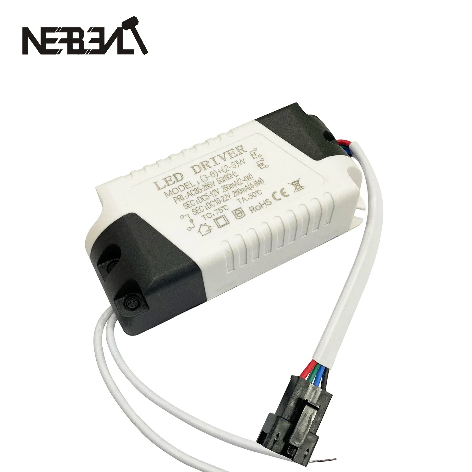 Трансформатор NEFBENLI DR-PL-4-6W+2-4W для двухцветных светильников