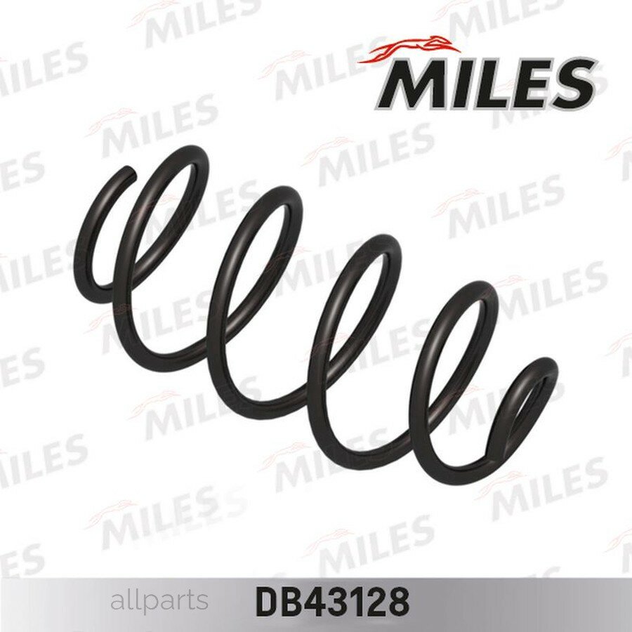 MILES DB43128 Пружина подвески SKODA OCTAVIA II 1.9TDI/2.0FSI 04- передняя