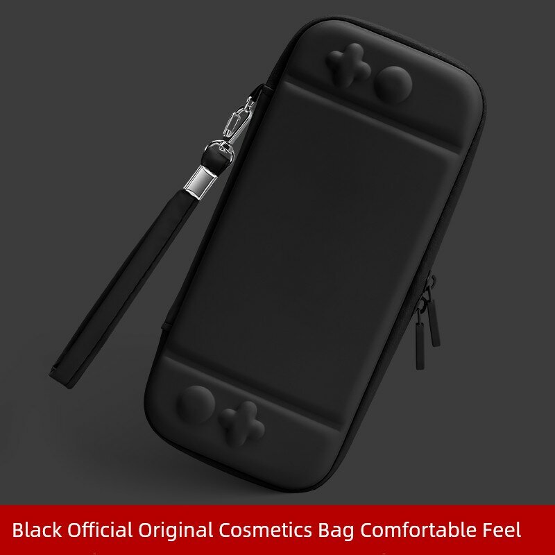 Жесткий чехол для Nintendo Switch с мягкой текстурой - защитный чехол в черном цвете
