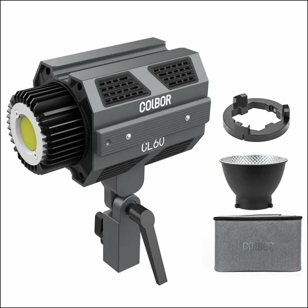 Студийный светодиодный видеосвет COLBOR CL60 65 Вт компактный бестселлер