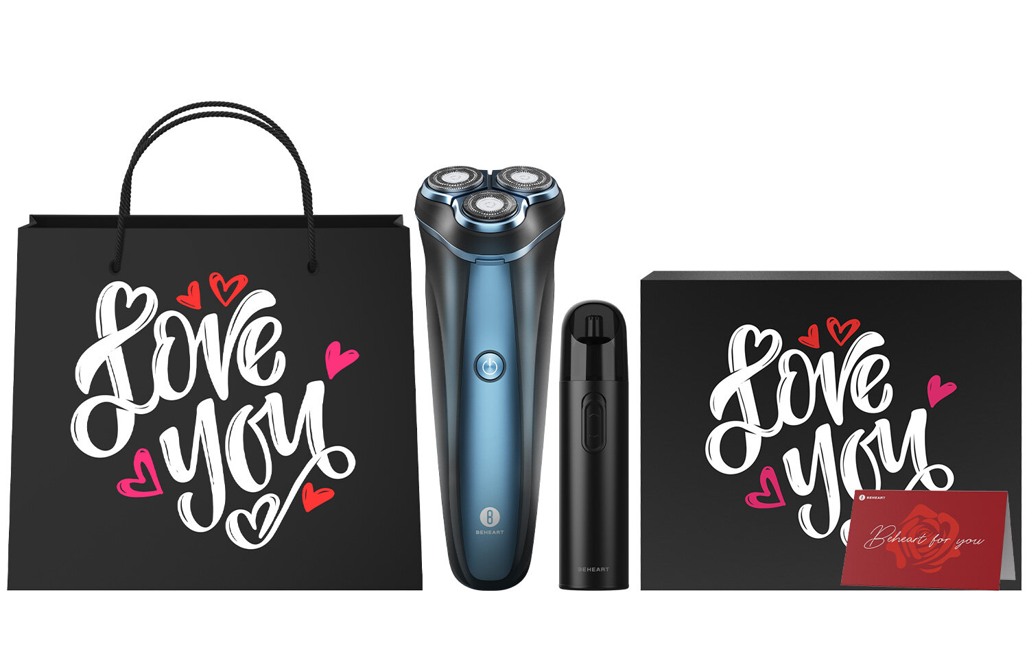 Электробритва унисекс Times 13407063, G400 Blue LOVE Box Limited Edition