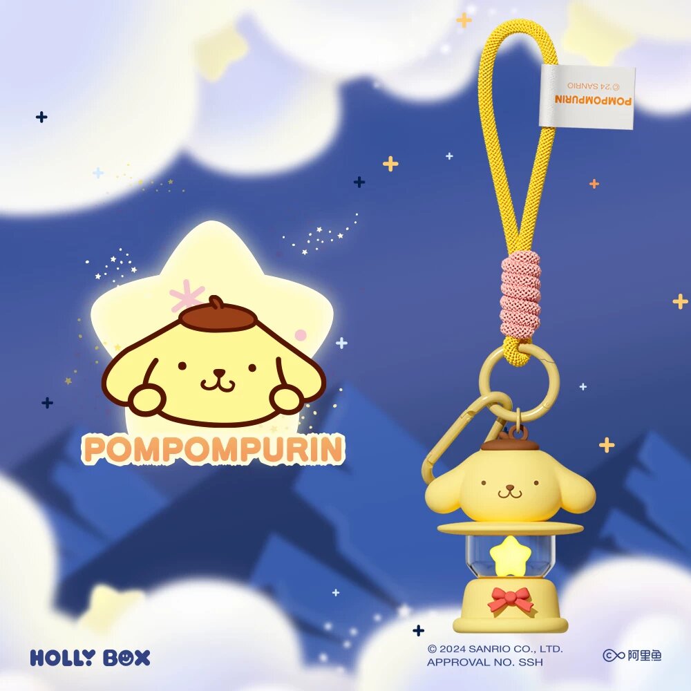 Оригинальный керосиновый ночник-подвеска Sanrio: Мелоди, Куроми, Хелло Китти. Подарок на день рождения, брелок для