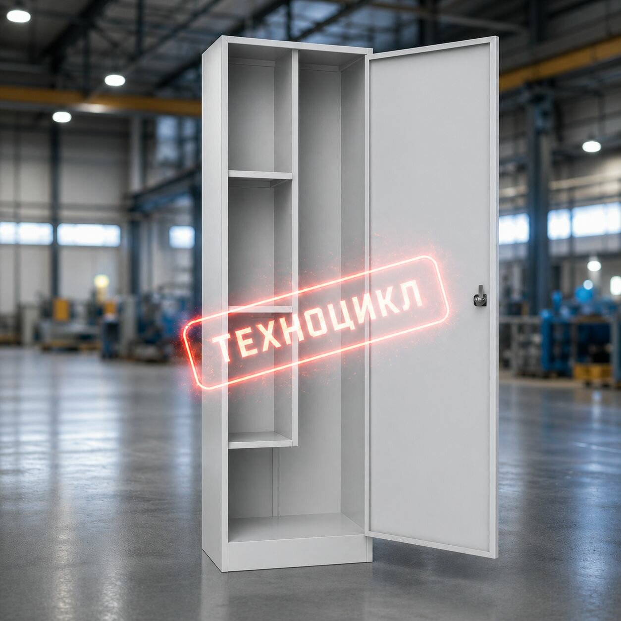 Шкаф для инвентаря ШОМ-05-03, 1860х500х400 мм, сварной техноцикл