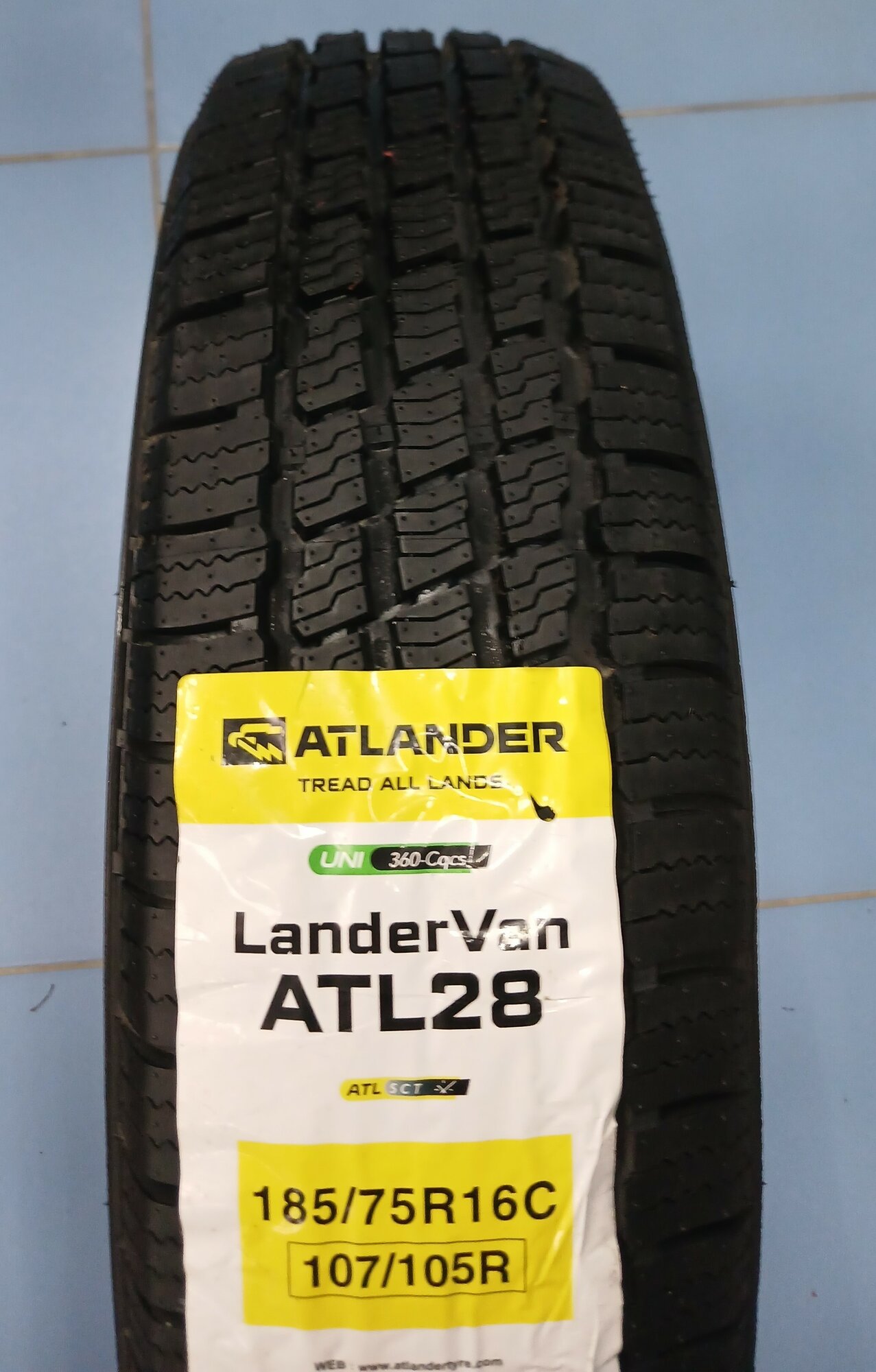 185/75R16C Atlander ATL28 10PR 107/105R Усиленная (дата 4325)