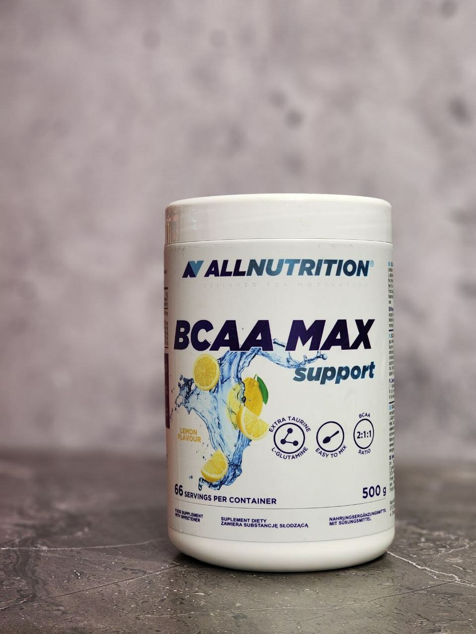AllNutrition - BCAA MAX Support (500 г) со вкусом Лимона