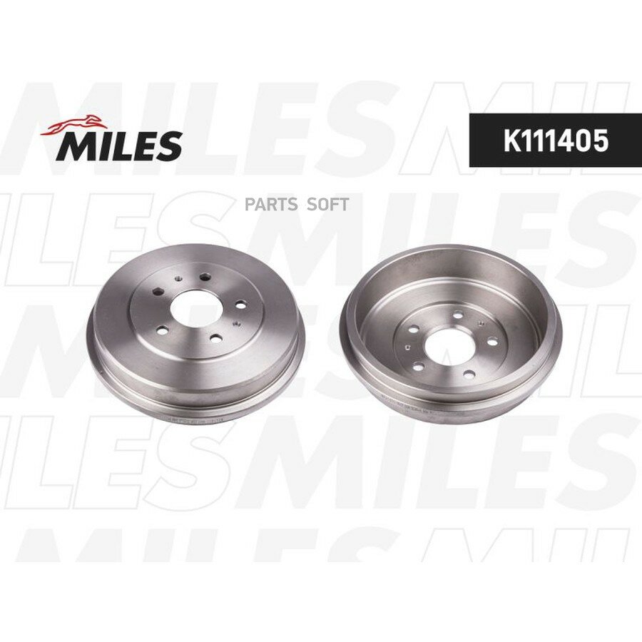 MILES K111405 Барабан тормозной FORD FOCUS II/C-MAX ()