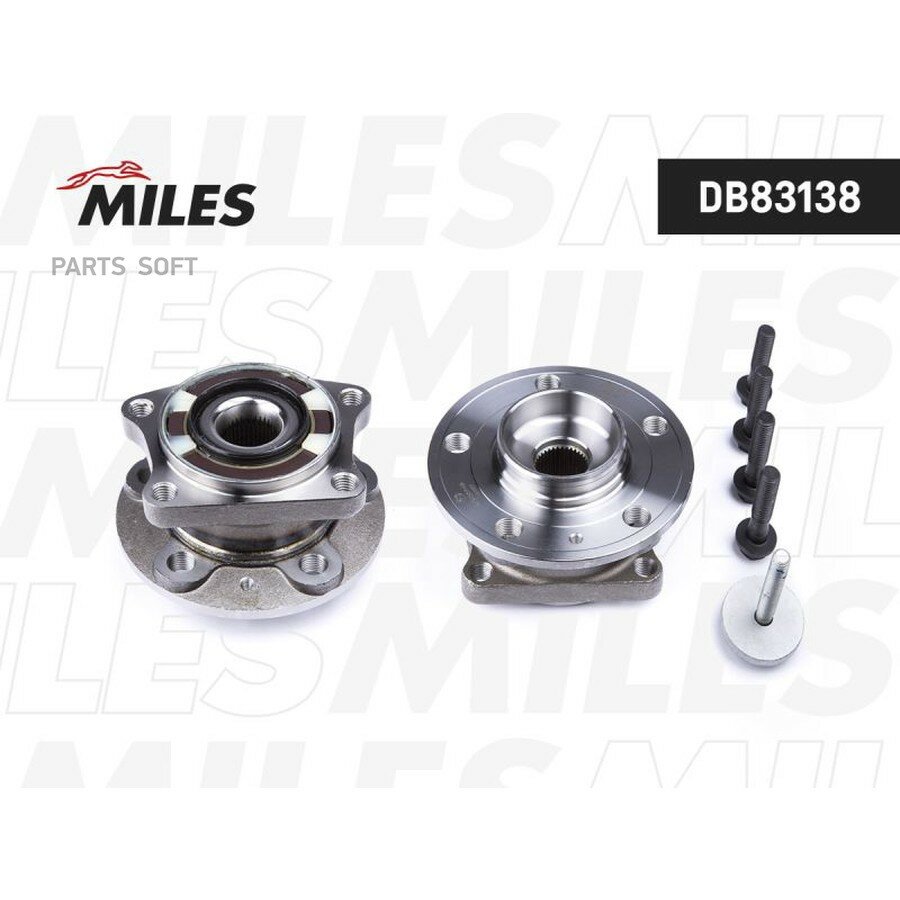 MILES DB83138 Ступица с подшипником задняя +ABS VOLVO S60/V70/XC70 01- . ()