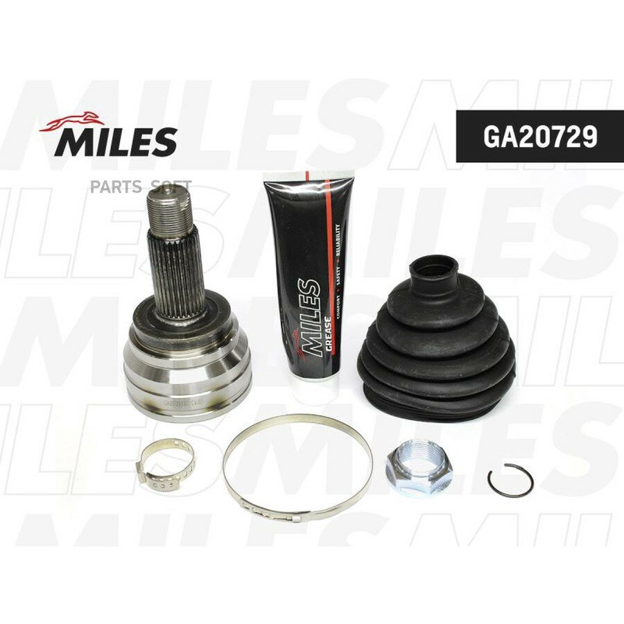 MILES GA20729 ШРУС наружный передний BMW X5 E70 (2007>)/ X6 E71 (2008>) 33x65x30 ()