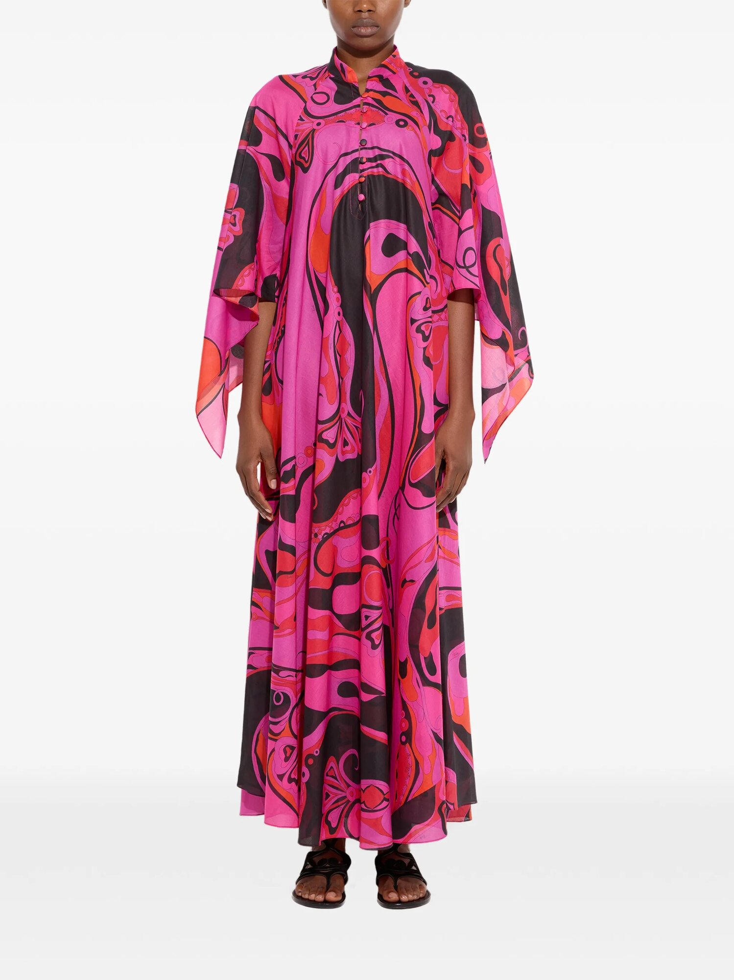 Накидка PUCCI Orchidee, размер 44, coral pink — фото 1