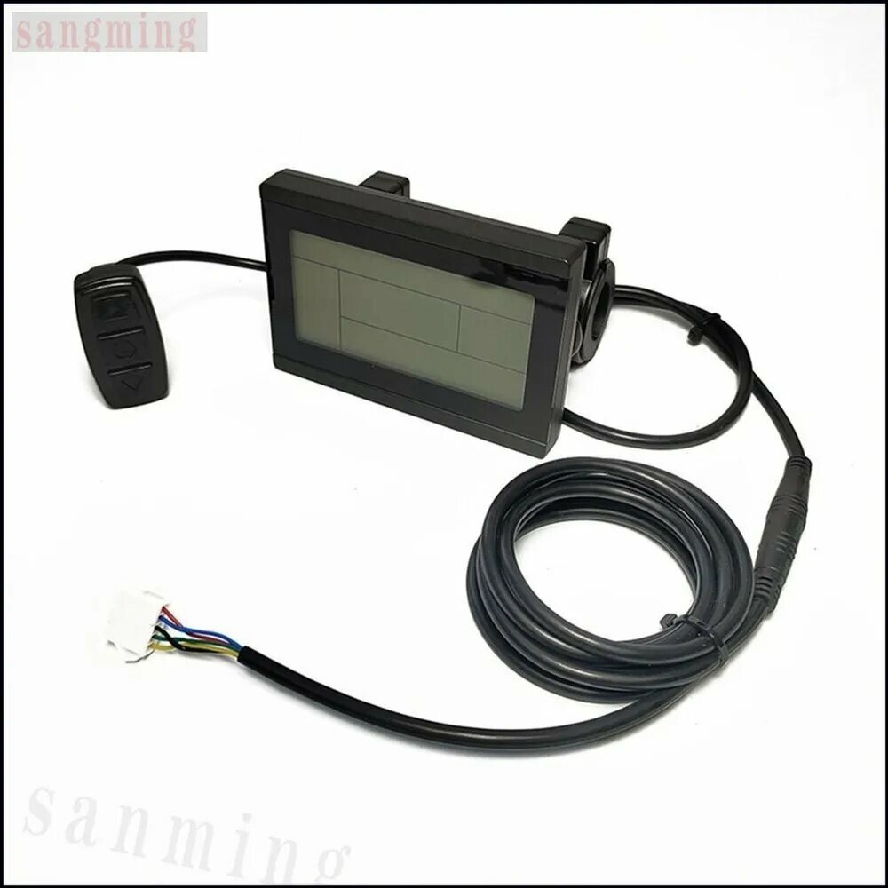 (N Z A W) 1 Шт. Ebike 24V 36V 48V 72V KT LCD3 ЖК-Дисплей Водонепроницаемый Черный Электрический Велосипед Smart Meter