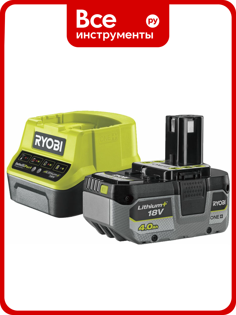 Набор RB1840X + RC18120 RC18120-140X (18В; 4 Ач) Ryobi 5133005091
