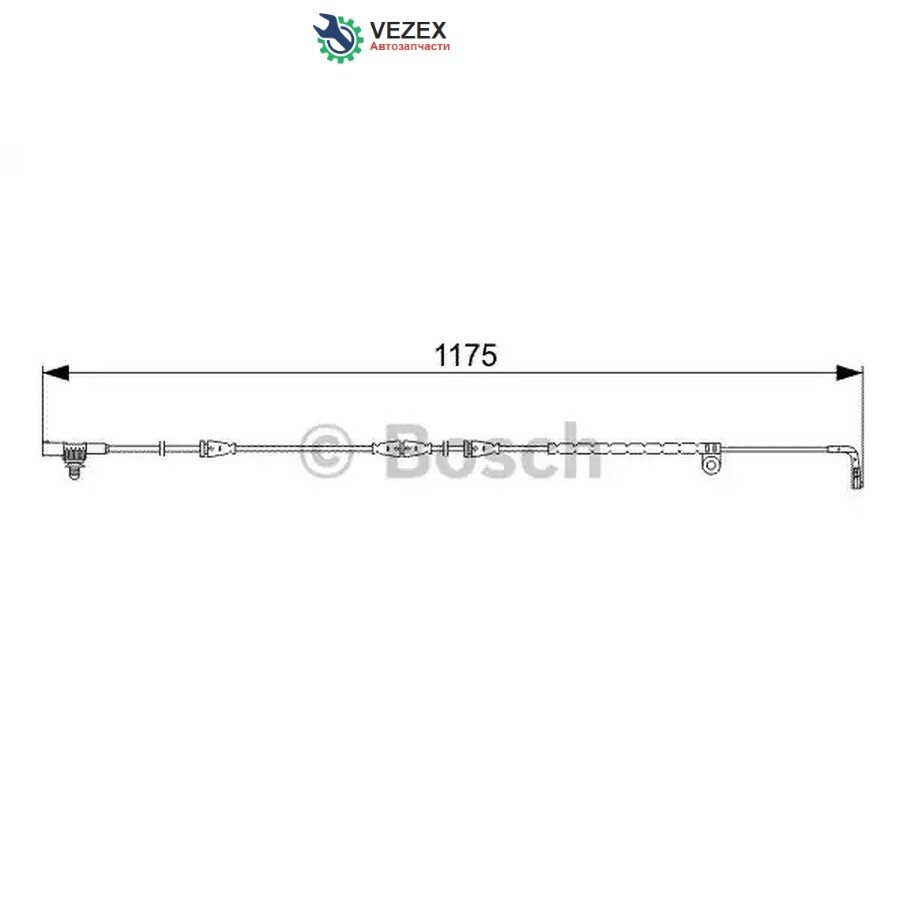 BOSCH 1987473032 Датчик износа дисковых тормозных колодок