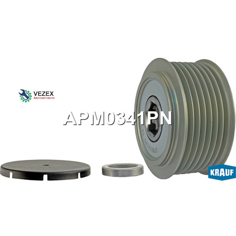 KRAUF APM0341PN шкив генератора!\ Nissan Navara/Pick-up 2.5CDi 02>