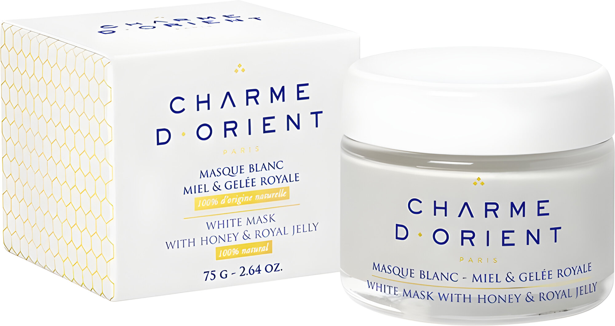 Charme d'Orient Маска медовая "Белые кристаллы" 75 г White Mask With Honey & Royal Jelly 75 250ml