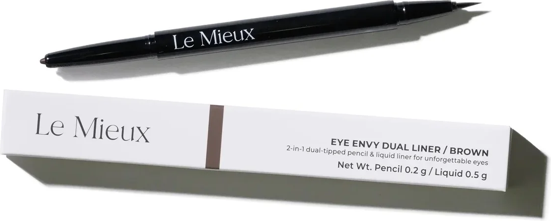 Le Mieux Двойная подводка для глаз, оттенок коричневый Eye Envy Dual Liner Brown 125ml
