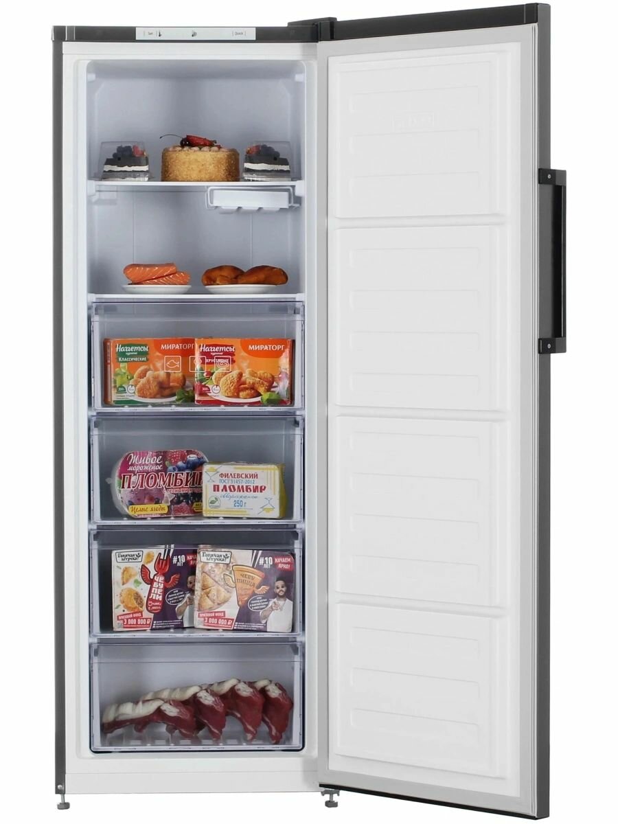 Морозильная камера Beko RFSK215T01G серый