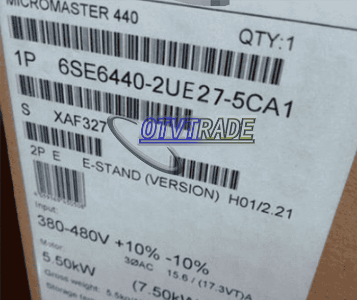 Модуль Siemens MM440 7.5KW inverter 6SE6440-2UE27-5CA1 6SE6 440-2UE27-5CA1