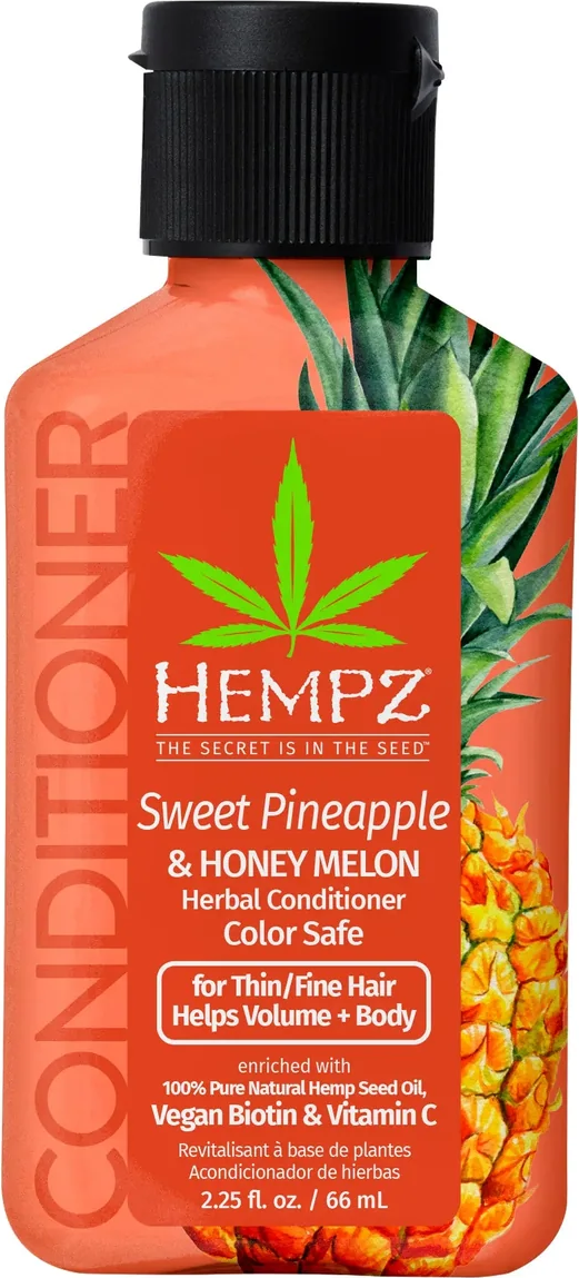 HEMPZ Кондиционер "Ананас и медовая дыня" 66 мл Sweet Pineapple & Honey Melon Volumizing Conditioner 66 250ml
