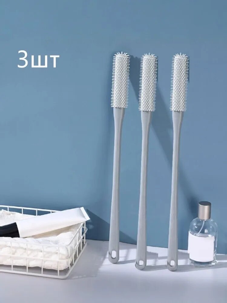Силиконовых щеток для мытья ног, Насадка для мытья 3шт