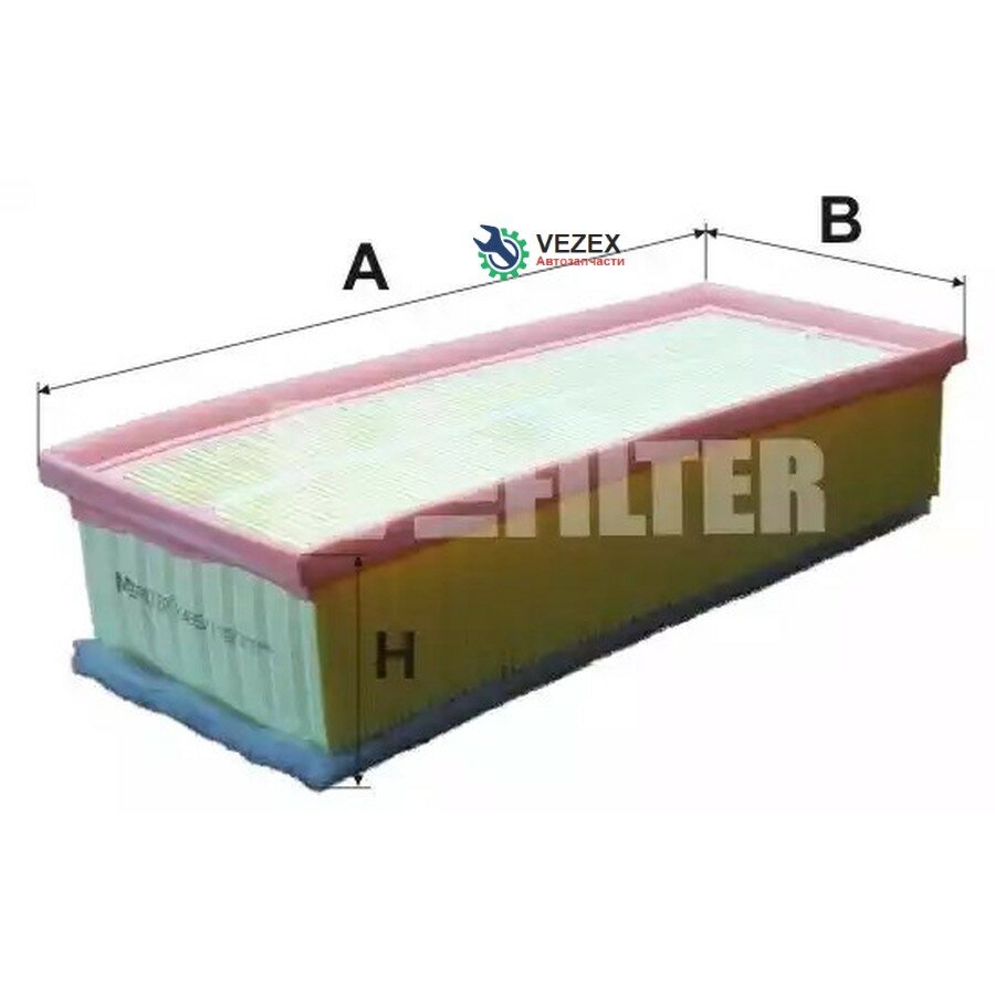 M-FILTER K495/1 фильтр воздушный!\ Audi A3, VW Caddy/Golf/Jetta/Passat/Touran 03>