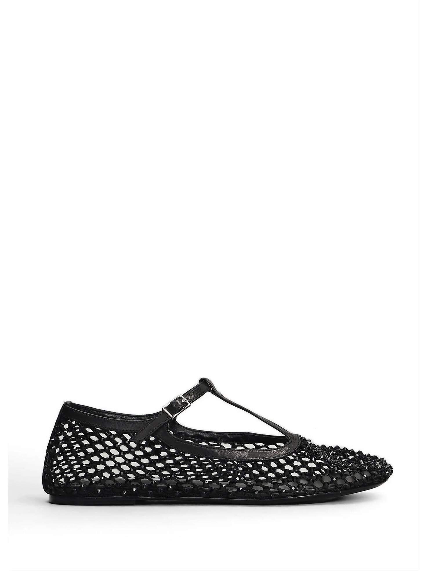 Балетки Crystal-embellished mesh ballet flats
