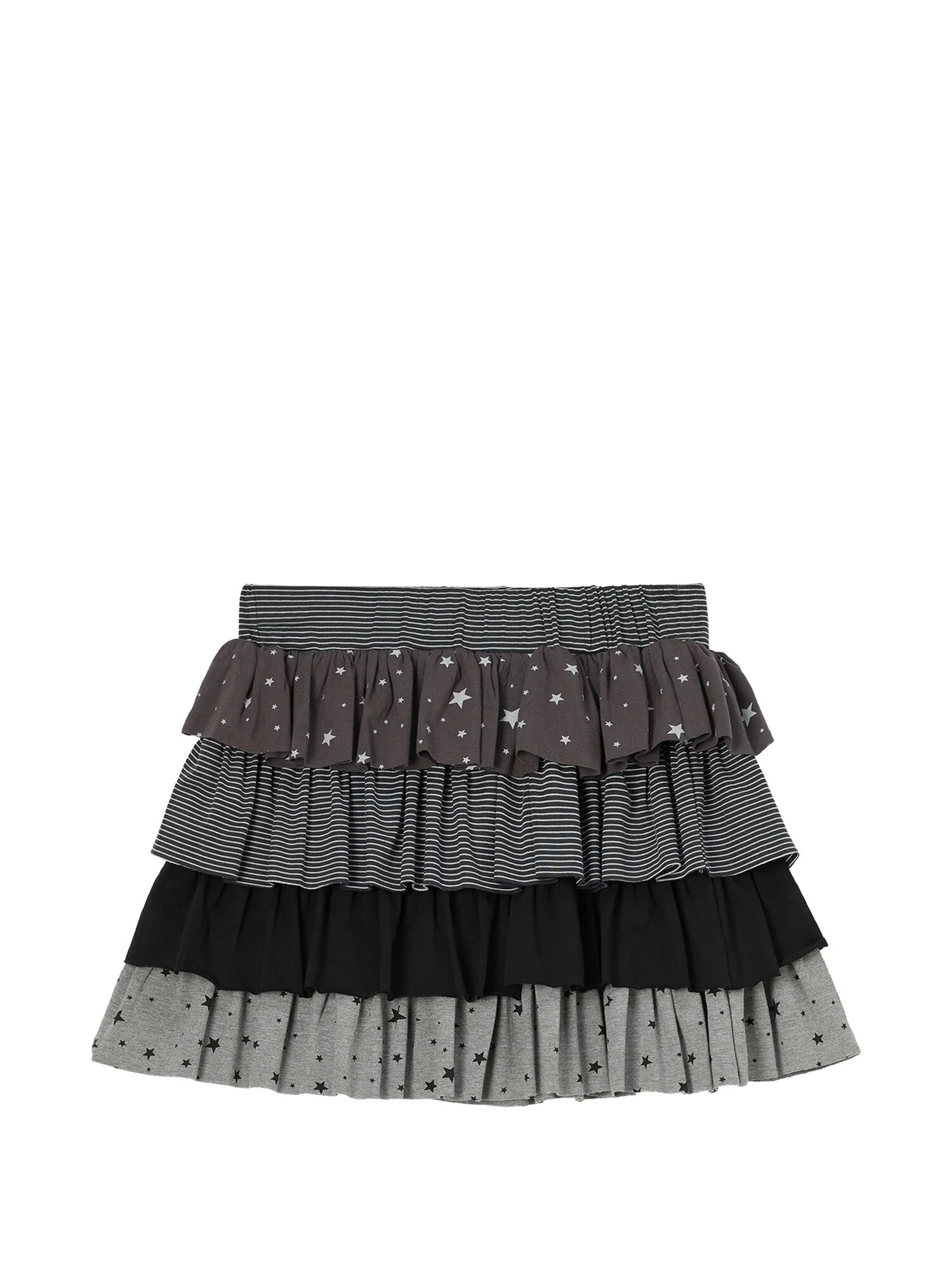 Юбка Star-print tiered mini skirt