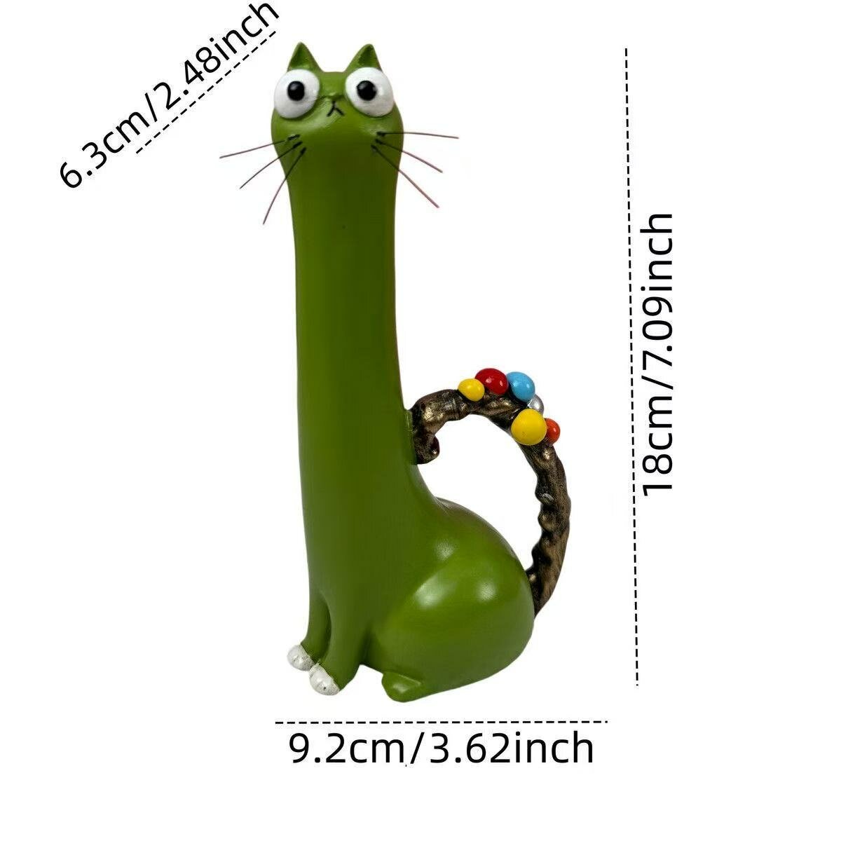Handmade quirky cat-shaped vase Странная кошачья ваза ручной работы