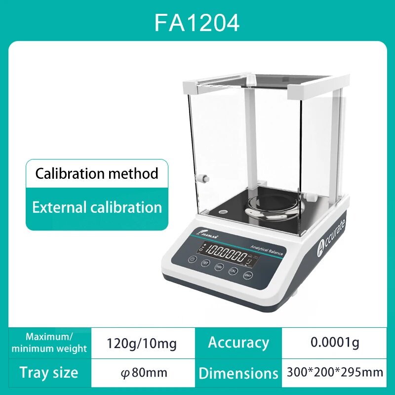 Электронные весы JOANLAB FA1204, 120g/0.0001g, ЕС