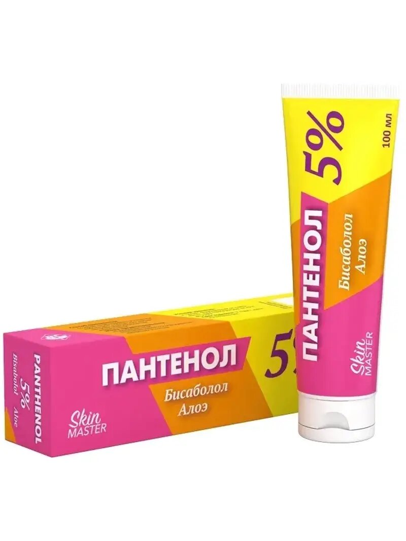 Крем Пантенол 5% (бисаболол/алоэ) Skin MASTER 100мл