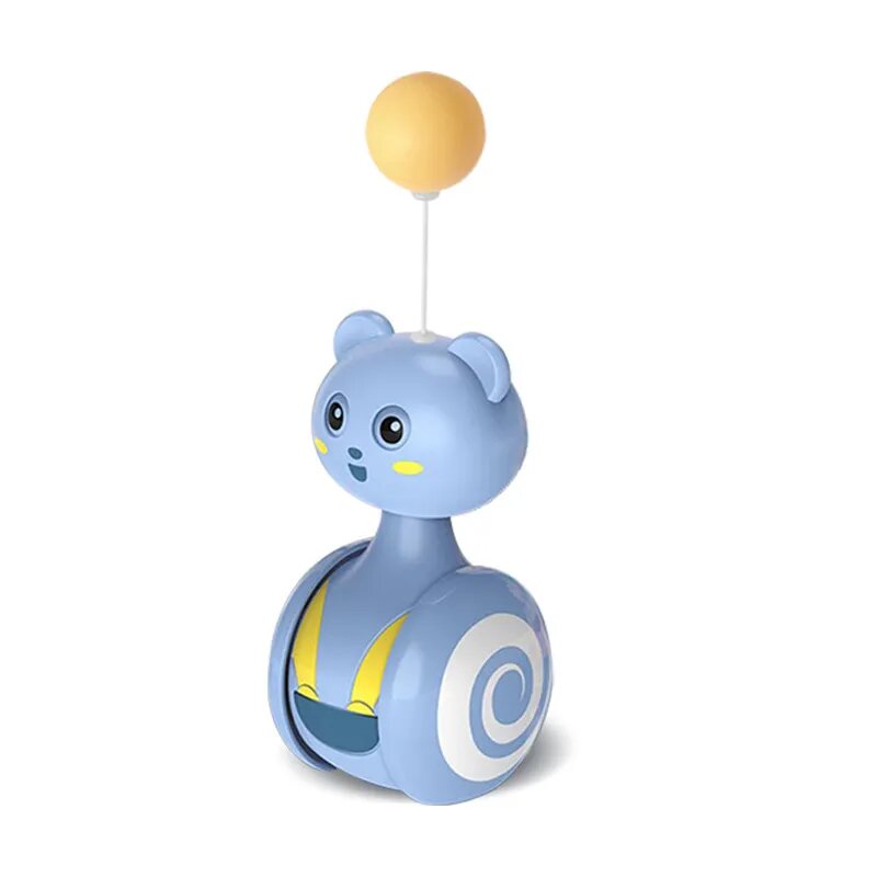 Игрушка для кошек с шариком, синяя, самоиграющая