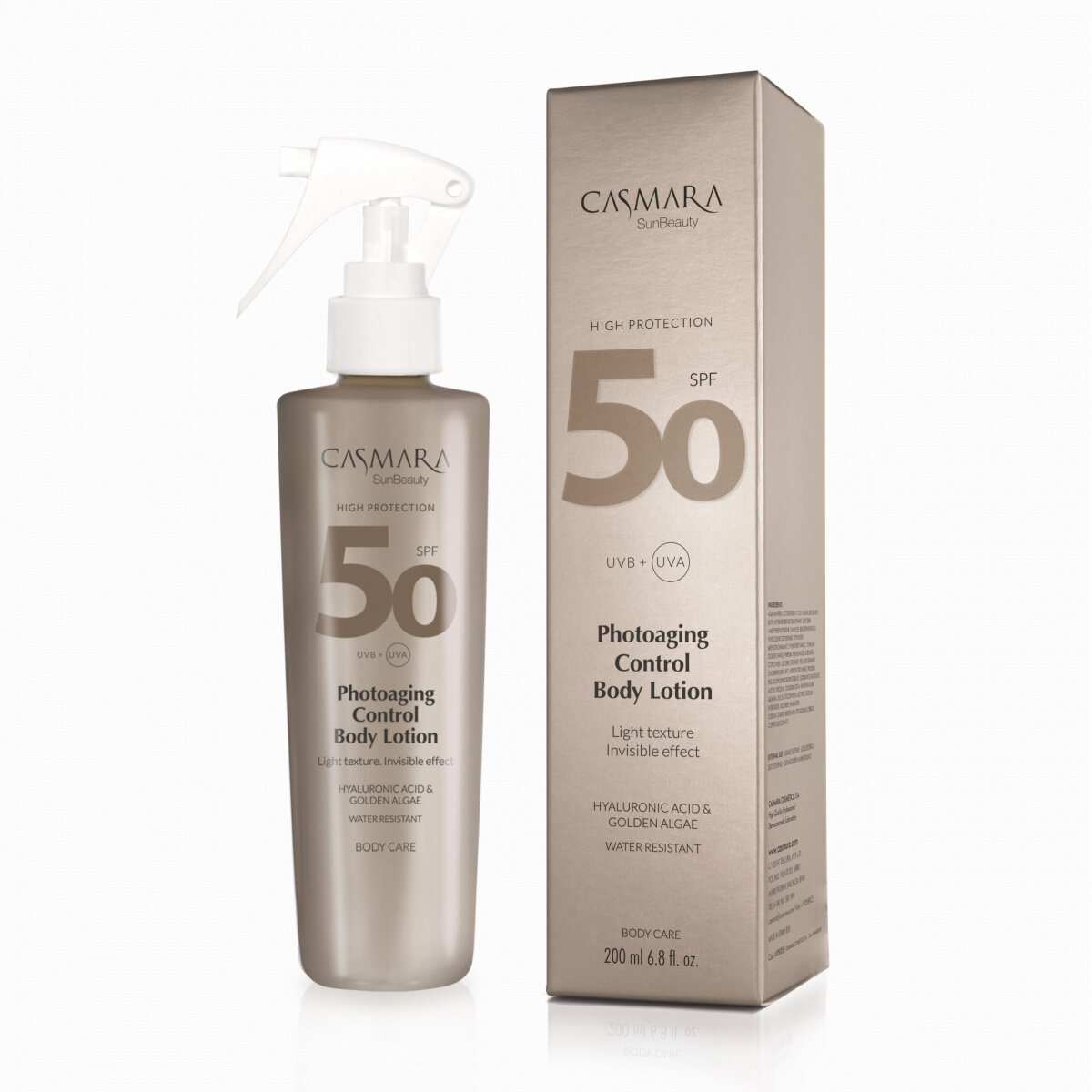 Лосьон casmara photoaging control body lotion spf 50+